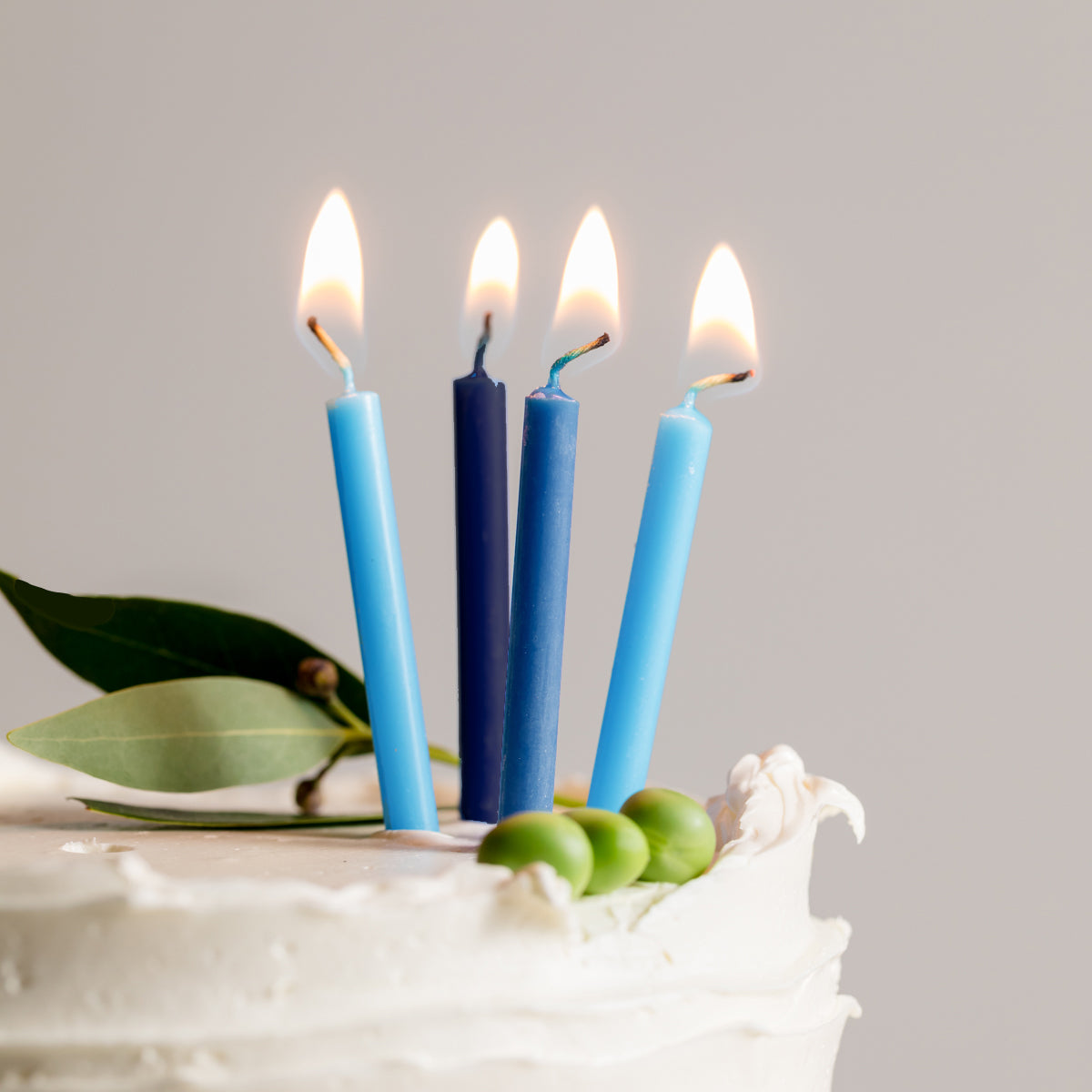 Blue Birthday Candles